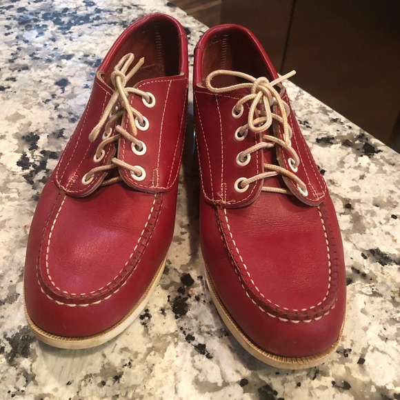 Sebago | Shoes | Sebago Boat Dockside Dock Oxfords 85 Red | Poshmark